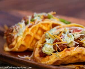 Keto Chaffle Tacos Recipe - Low Carb Inspirations