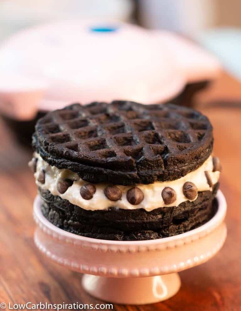 OREO Cookie Chaffle Recipe - Low Carb Inspirations