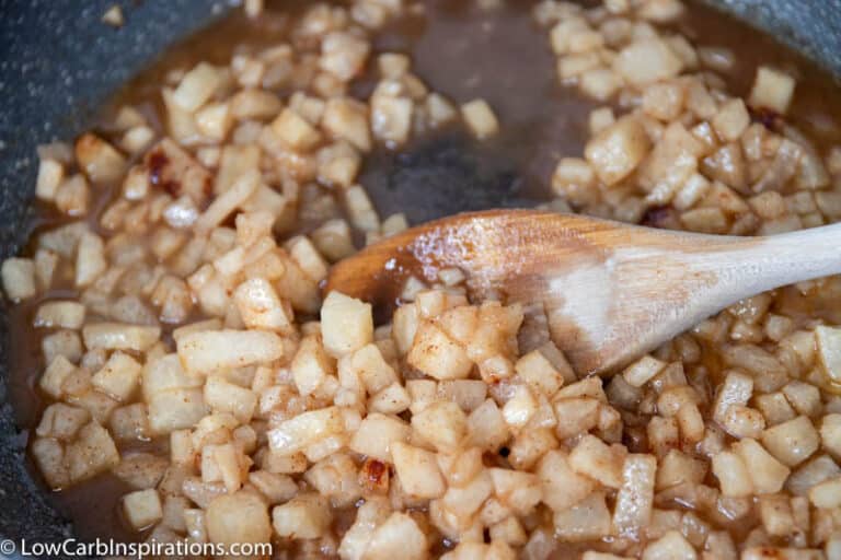 Keto "Apple" Fritter Chaffles - Low Carb Inspirations