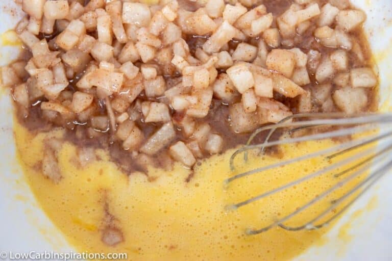 Keto "Apple" Fritter Chaffles - Low Carb Inspirations