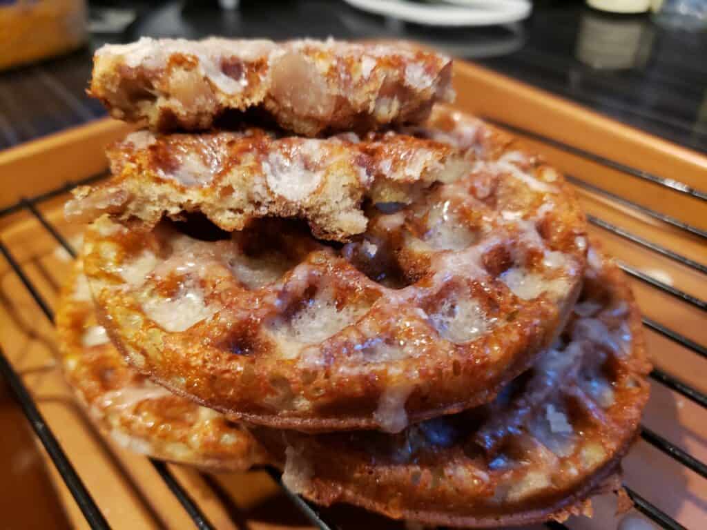 Apple Pie Taco Churro Chaffle Recipe - Low Carb Inspirations