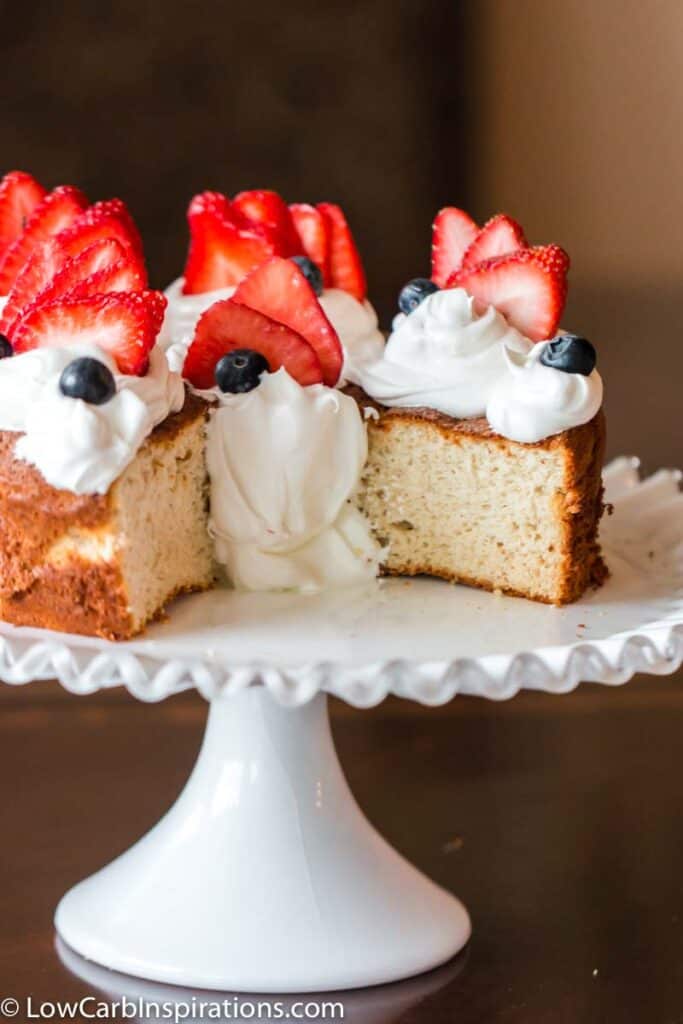 Keto Angel Food Cake Recipe - Low Carb Inspirations