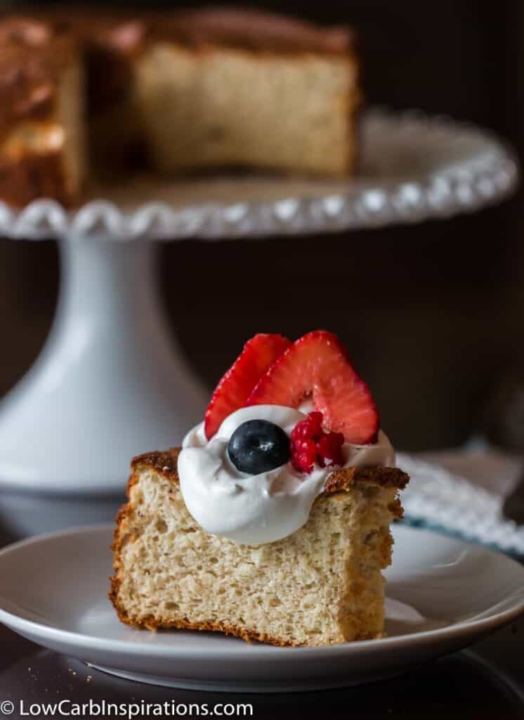 Keto Angel Food Cake Recipe - Low Carb Inspirations