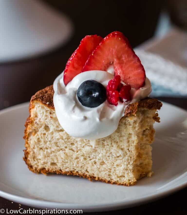 Keto Angel Food Cake Recipe - Low Carb Inspirations