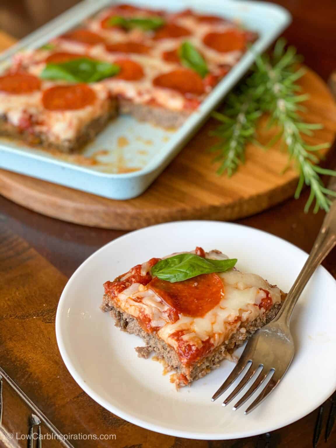 Meatza Pizza (Carnivore Pizza crust) - Low Carb Inspirations