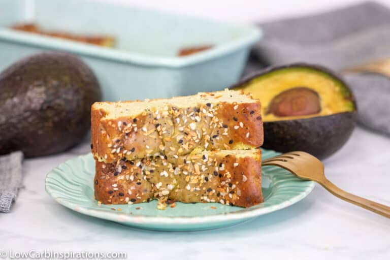 4 Ingredient Keto Avocado Bread Recipe - Low Carb Inspirations