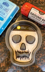 Halloween Skull Meatloaf Recipe - Low Carb Inspirations