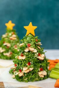 Keto Vegetable Christmas Tree - Low Carb Inspirations