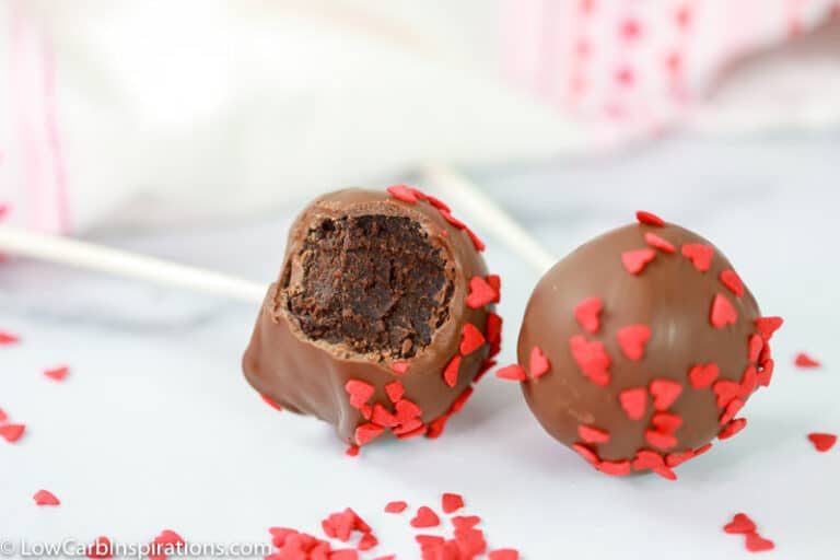 Keto Chocolate Cake Pops Recipe - Low Carb Inspirations
