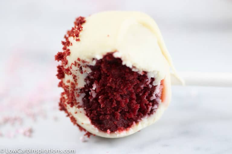 Keto Red Velvet Cake Pop Recipe - Low Carb Inspirations