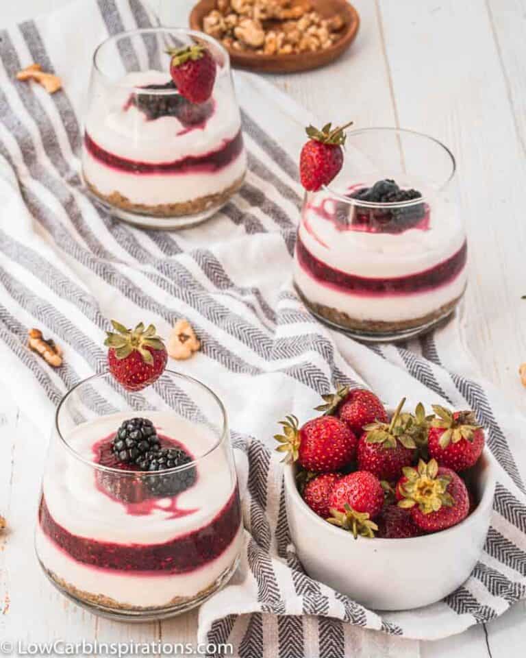 Mixed Berry Parfait Recipe - Low Carb Inspirations