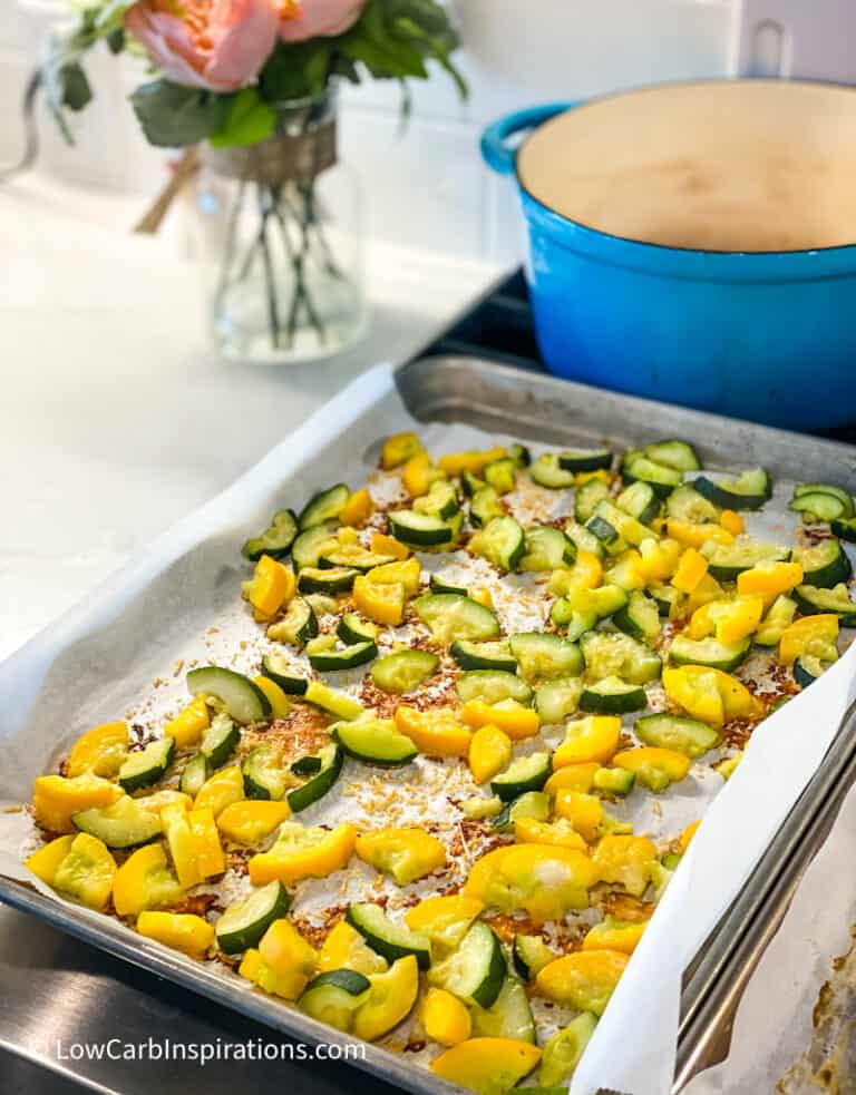 Keto Sheet Pan Oven Roasted Vegetables - Low Carb Inspirations