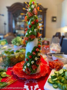 Charcuterie Tree (step by step instructions) - Low Carb Inspirations