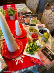 Charcuterie Tree (step by step instructions) - Low Carb Inspirations