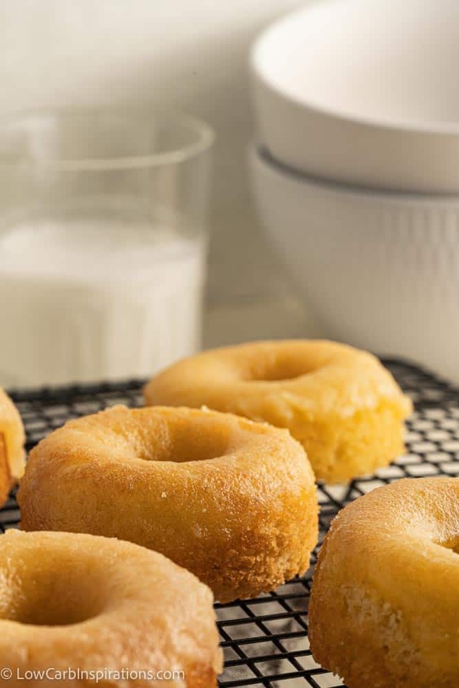 Almond Flour Glazed Donuts - Low Carb Inspirations