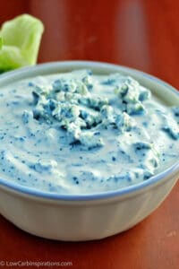 Easy Homemade Blue Cheese Dressing in Just 5 Minutes! - Low Carb ...