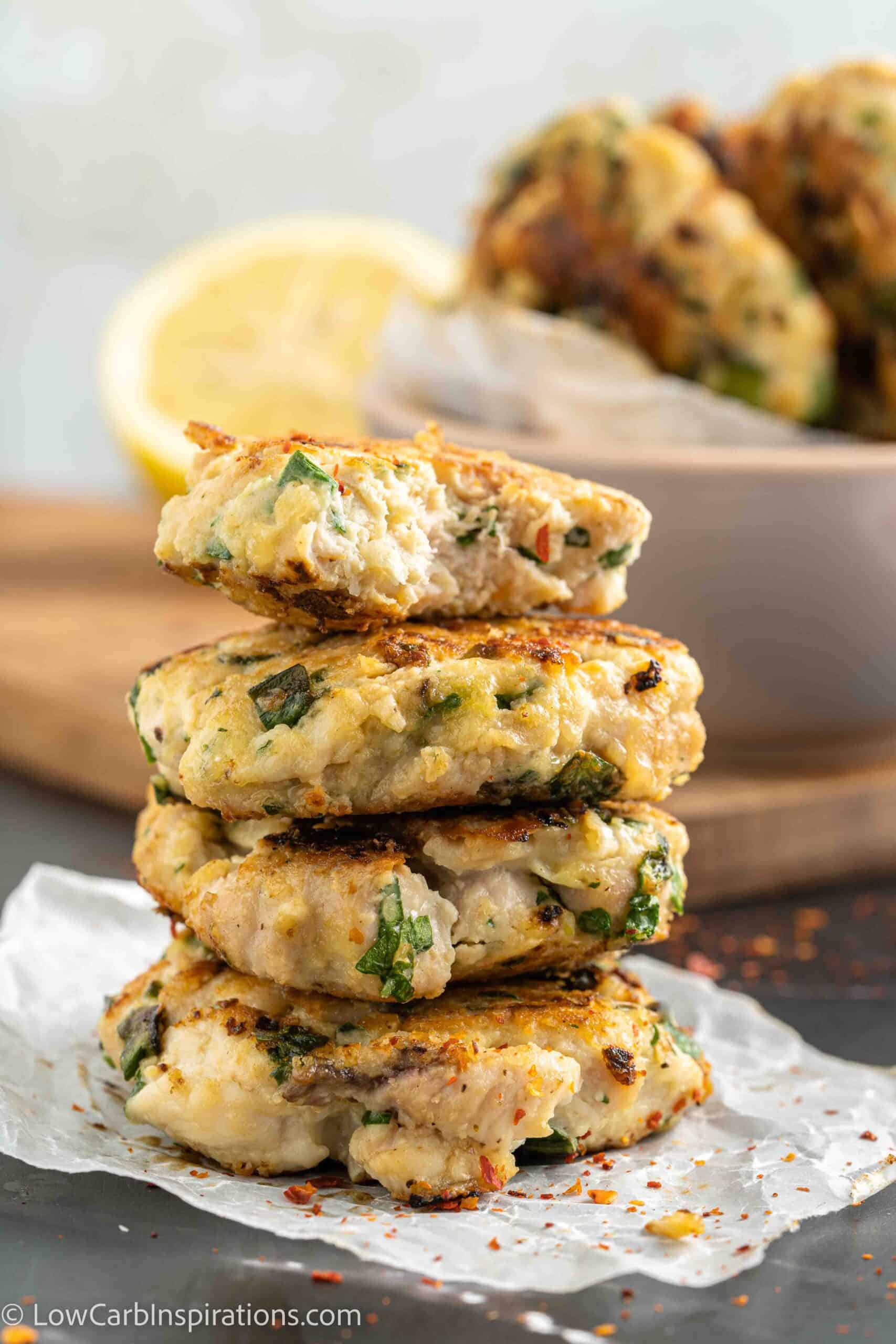 Healthy Chicken Fritters (flavorful and keto-friendly) - Low Carb ...