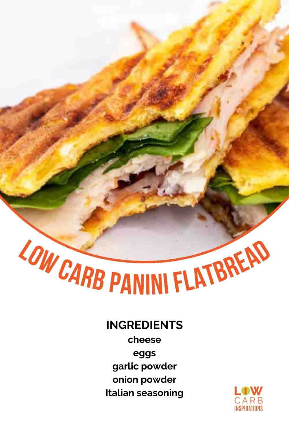 Keto Flatbread made in Panini Maker - Low Carb Inspirations
